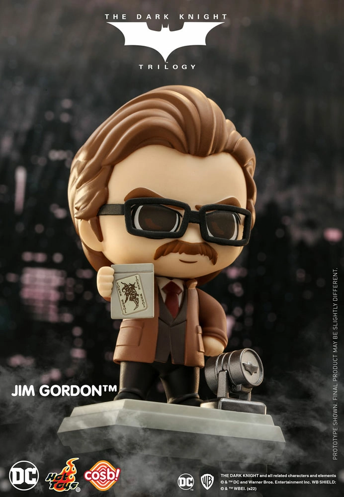 The dark knight trilogy figurine cosbi lieutenant jim gordon 8 cm