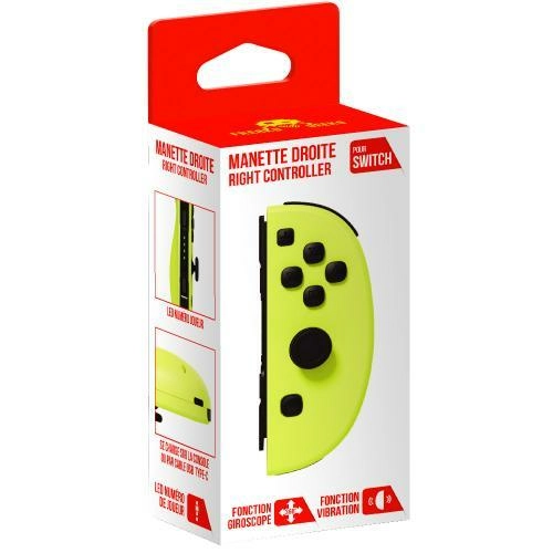 Manette type joy-con droit jaune