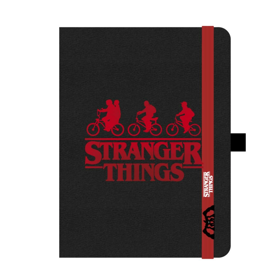 Stranger things - notebook en similicuir - format a5
