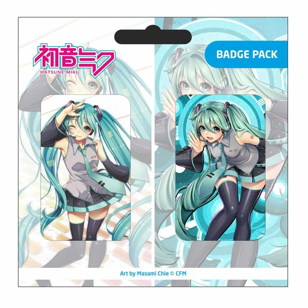 Hatsune miku pack 2 pin's set d