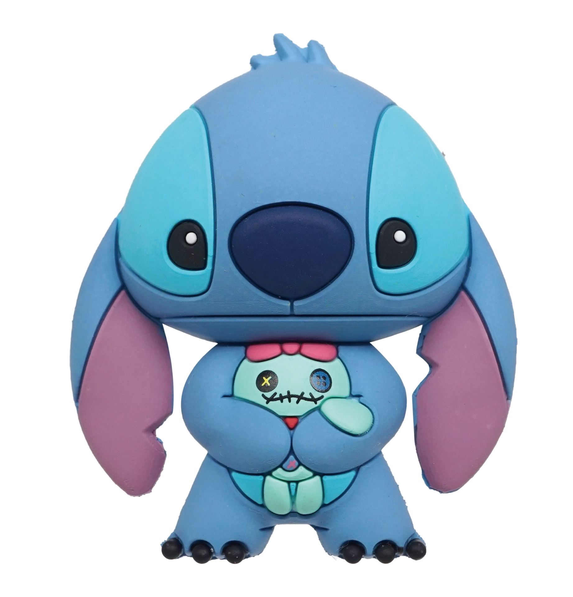 Disney - stitch avec scrump - aimant à collectionner en mousse 3d