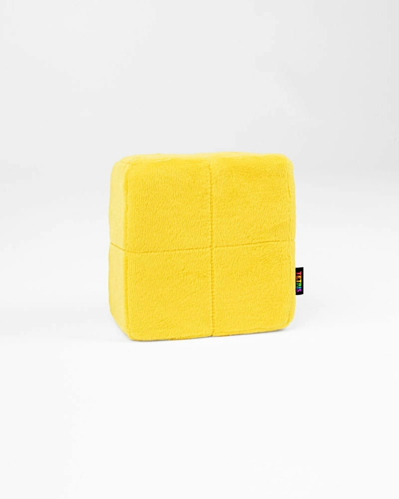 Tetris peluche block square yellow