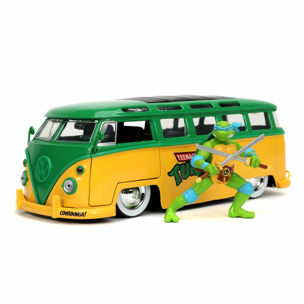 Teenage mutant ninja turtles 1/24 hollywood rides 1962 vw bus avec ...