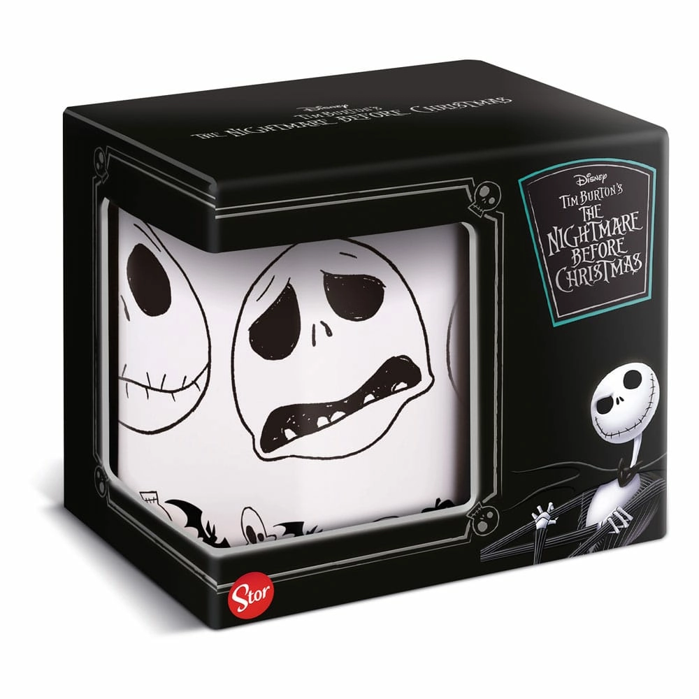 Nightmare before christmas mugs jack skellington faces 325 ml (carton de 6)
