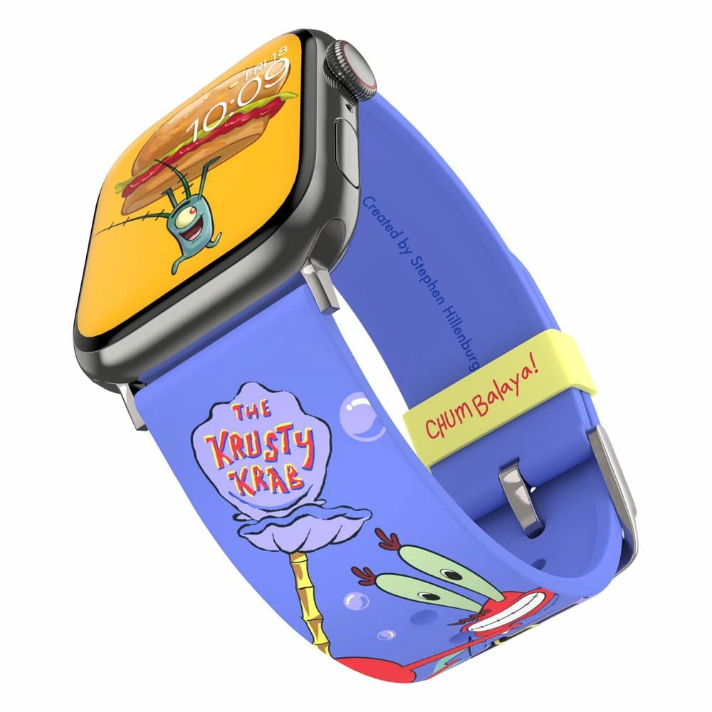Spongebob bracelet pour smartwatch krusty krab