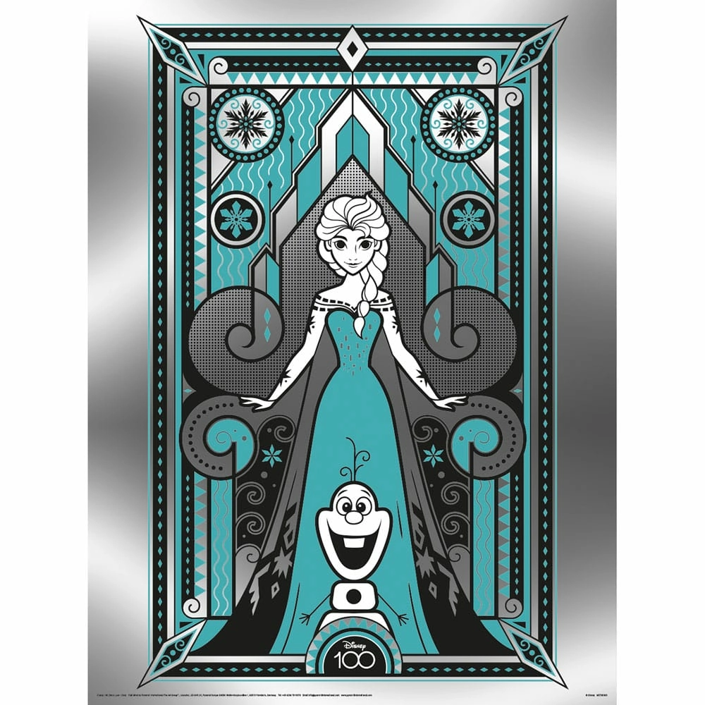 Disney posters metallic print elsa 30 x 40 cm (3)