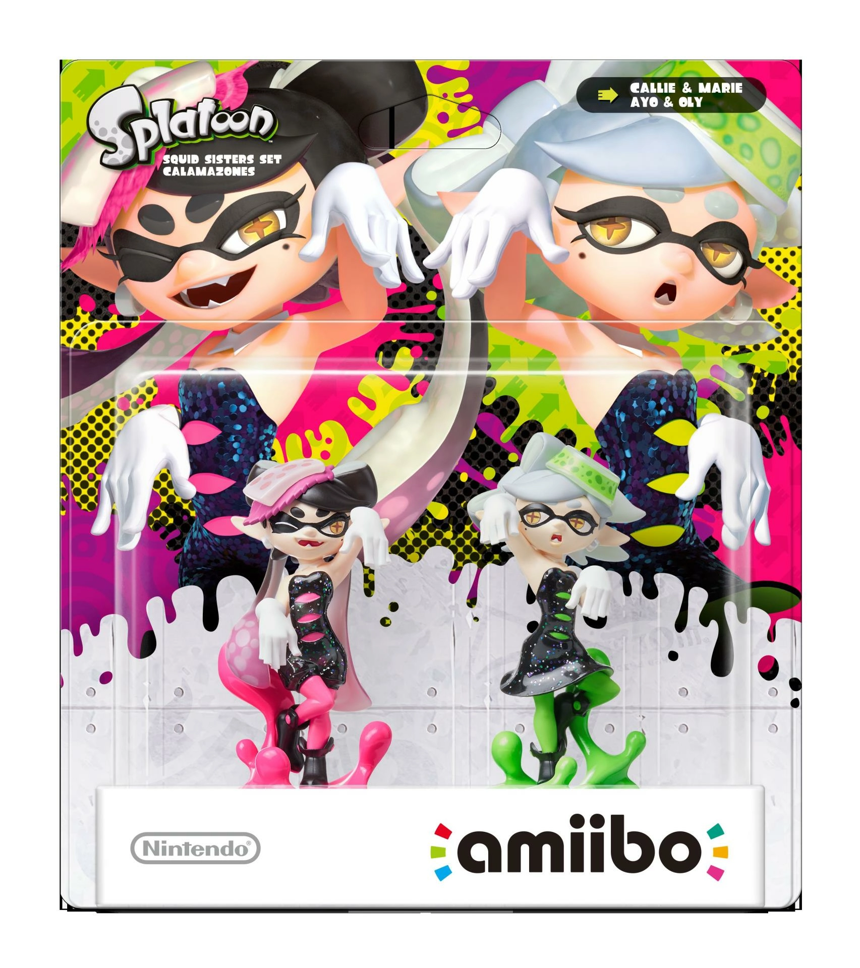 Amiibo squid sisters set callie & marie splatoon collection