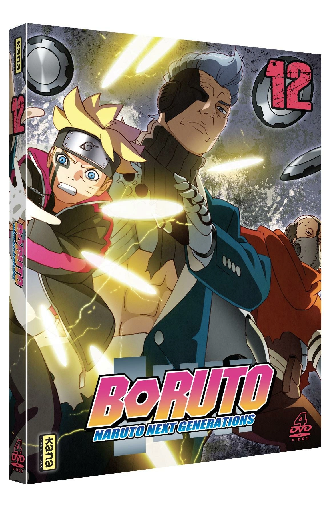 Boruto : naruto next generations - vol. 12 - coffret 4 dvd