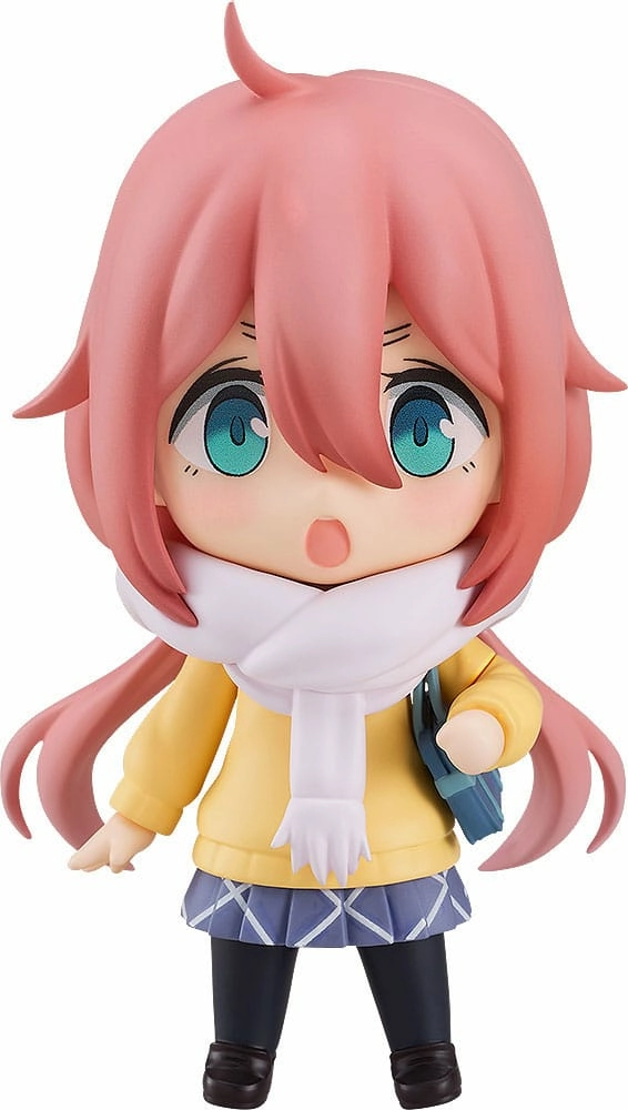 Laid-back camp figurine nendoroid nadeshiko kagamihara: school uniform ...