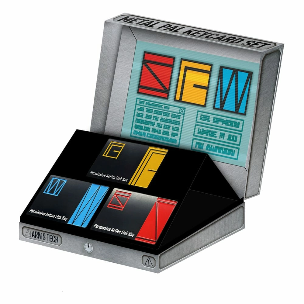 Metal gear solid réplique keycard-set limited edition