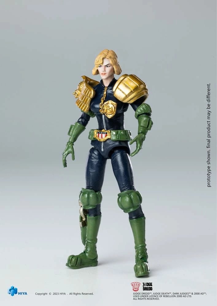 2000 ad figurine 1/18 exquisite mini judge dredd judge anderson vs the ...