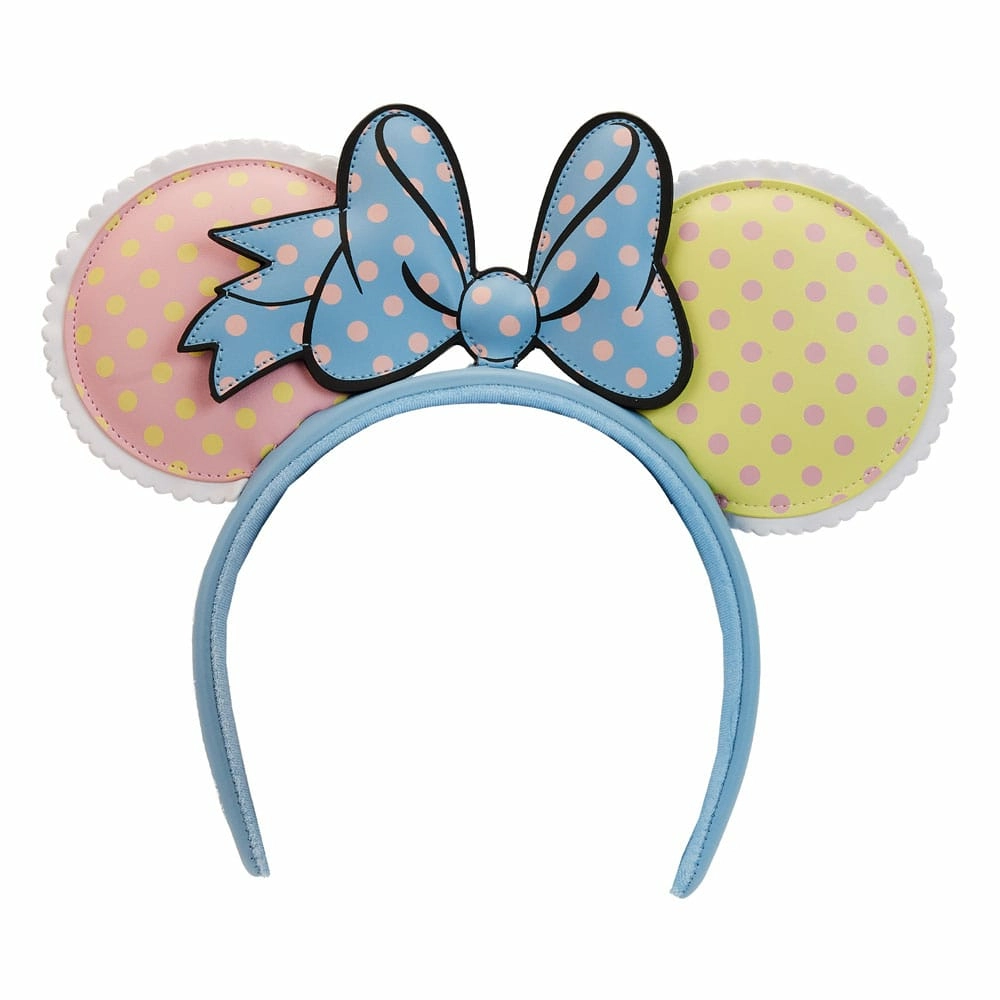 Disney by loungefly serre-tête minnie pastel color blocked dots