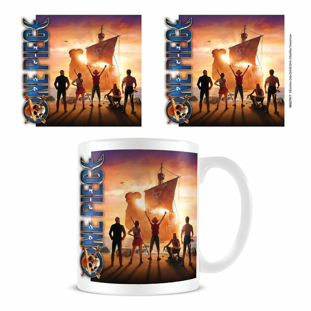 One Piece Netflix mug set sail