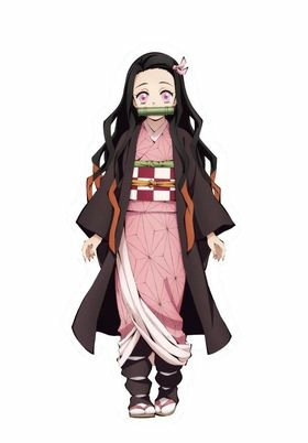 Nezuko lampara neon 40 cm kimetsu no yaiba