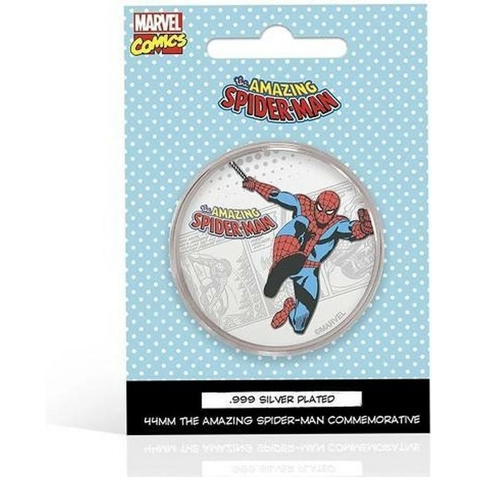 Marvel - spider-man .999 silver plated coin