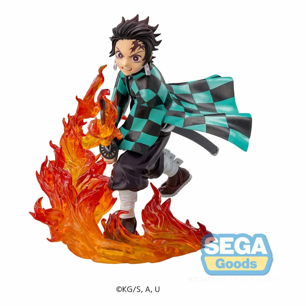 Demon slayer: kimetsu no yaiba statuette pvc tanjiro kamado 17 cm
