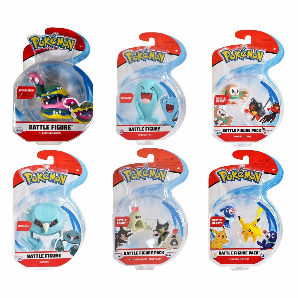 Pokémon assortiment figurines battle figures 5 cm (6)
