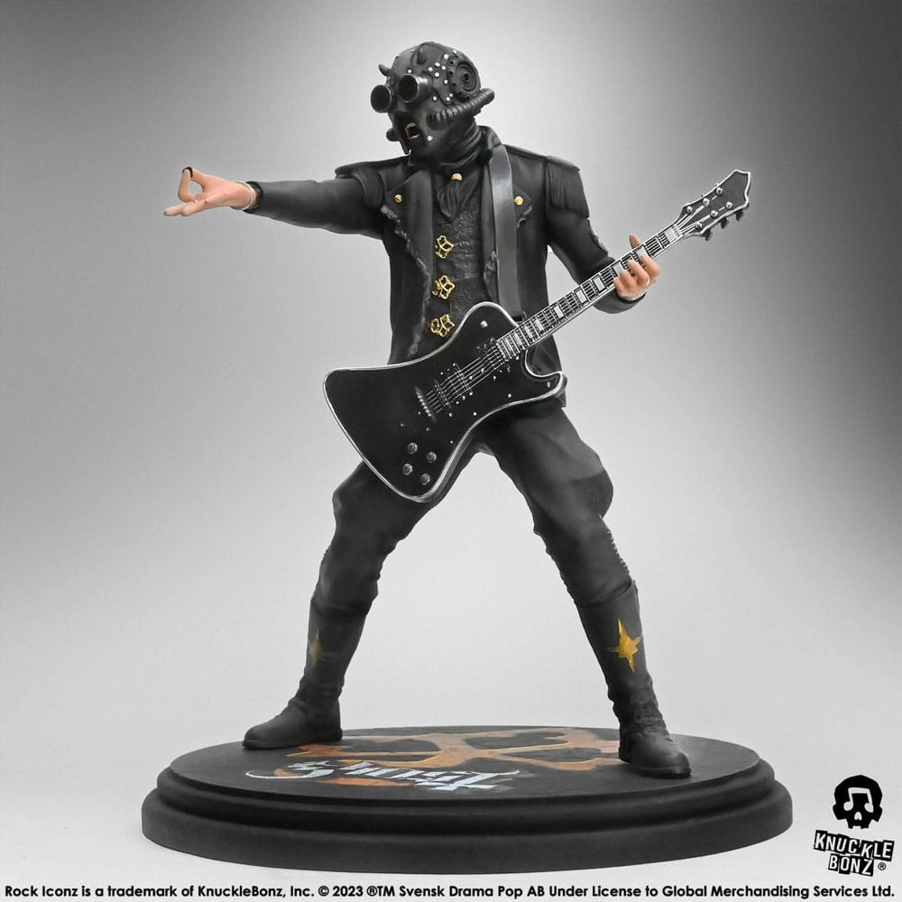 Ghost statuette rock iconz 1/9 nameless ghoul ii (black guitar) 22 cm
