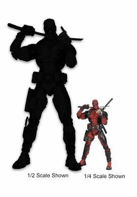 Deadpool fig. 91 cm marvel 1/2 scale re-run
