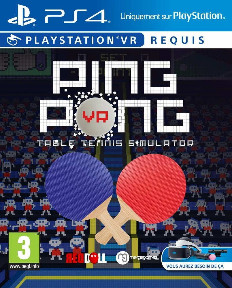 Ping Pong Table Tennis Simulator - Playstation VR - PS4 : Référence Gaming