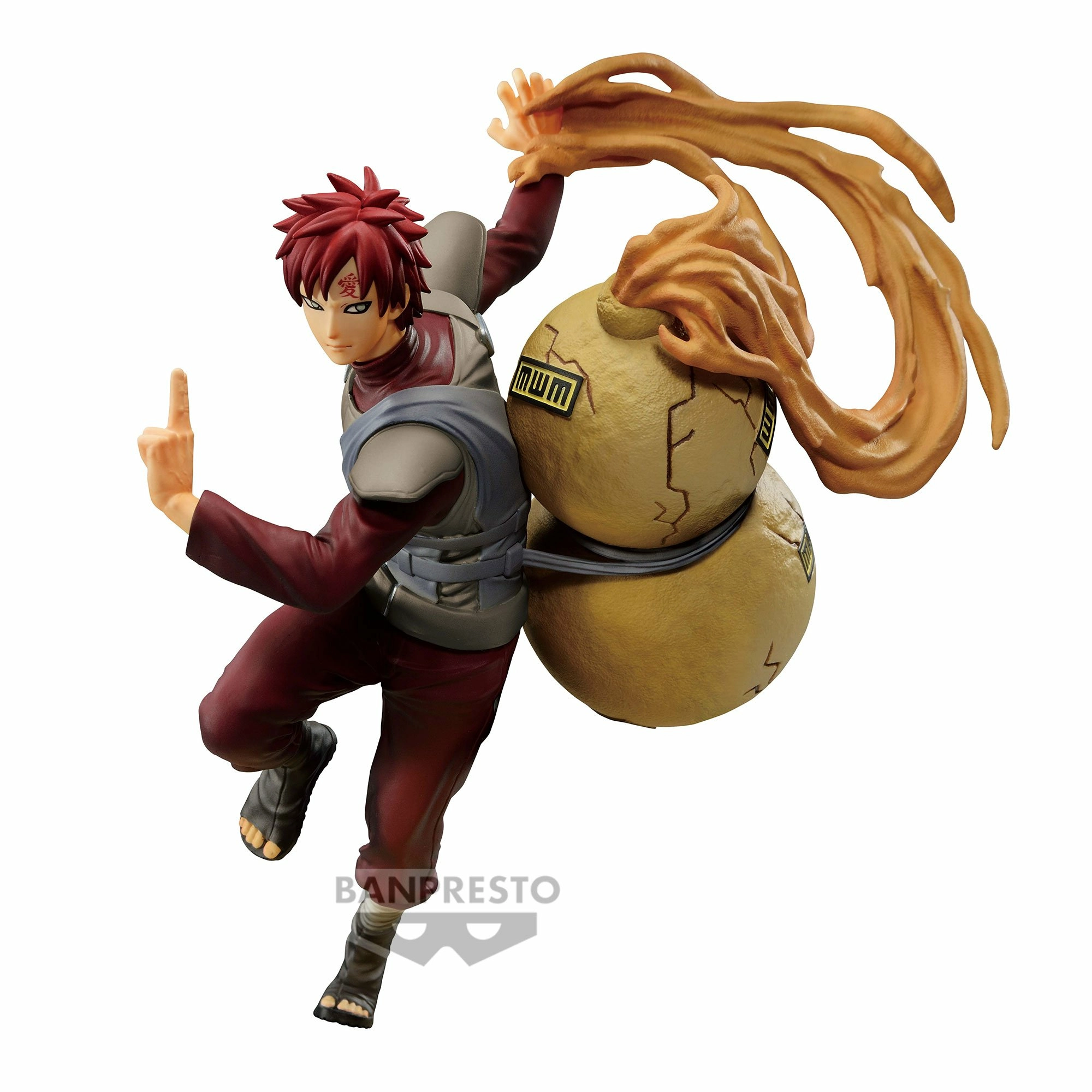 Naruto shippuden - gaara - figurine colosseum 12cm