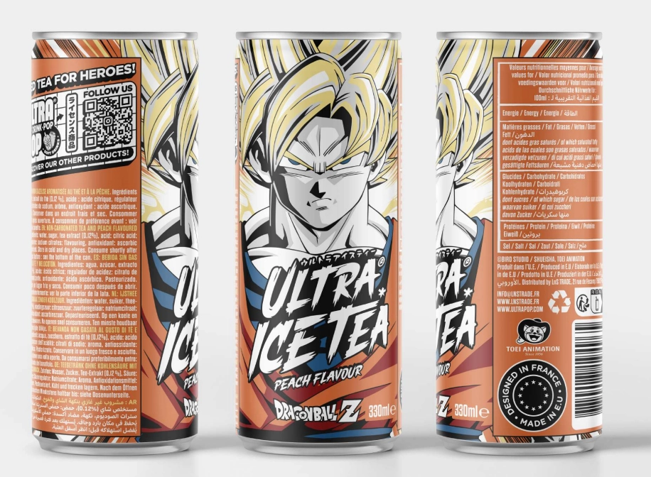 Dragon ball z - ice tea - goku - canette 33 cl