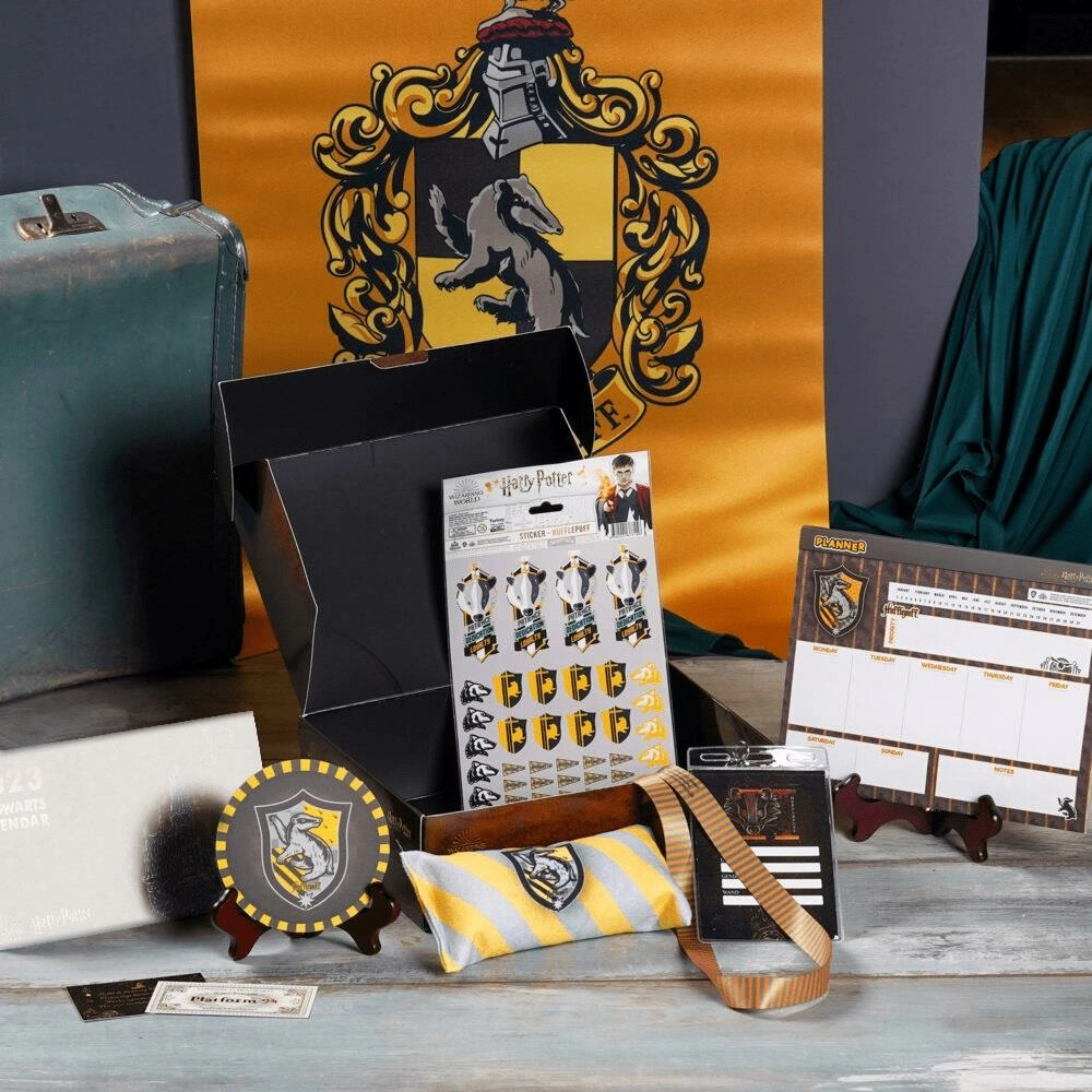 Wizarding world - harry potter - coffret cadeau - poufsouffle