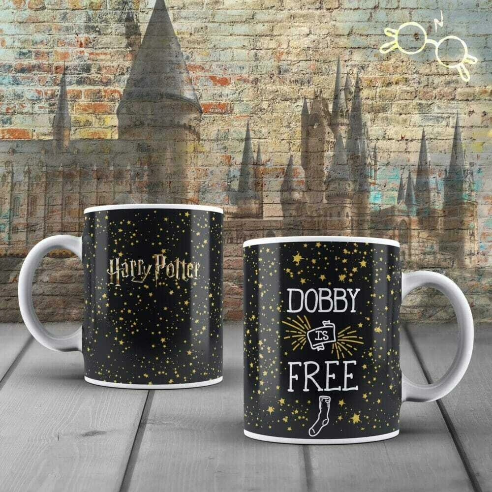 Wizarding world - harry potter - mug - dobby est libre