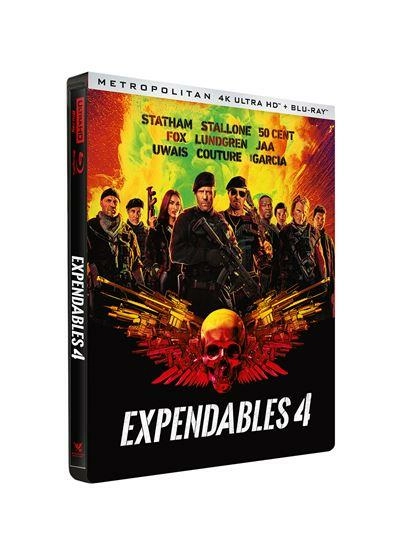 Expendables 4 - combo 4k uhd + blu-ray - Édition limitée steelbook