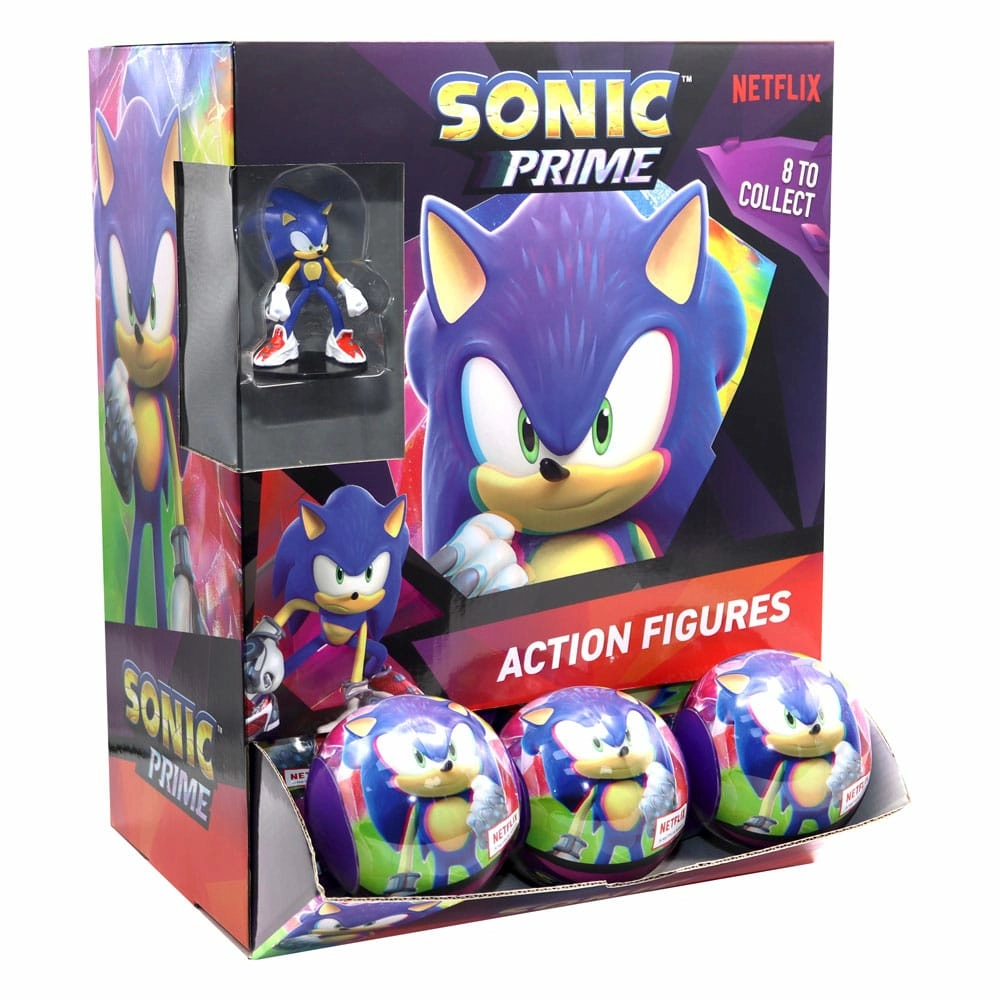 Sonic prime présentoir figurines en capsules 7 cm gravitiy (24)