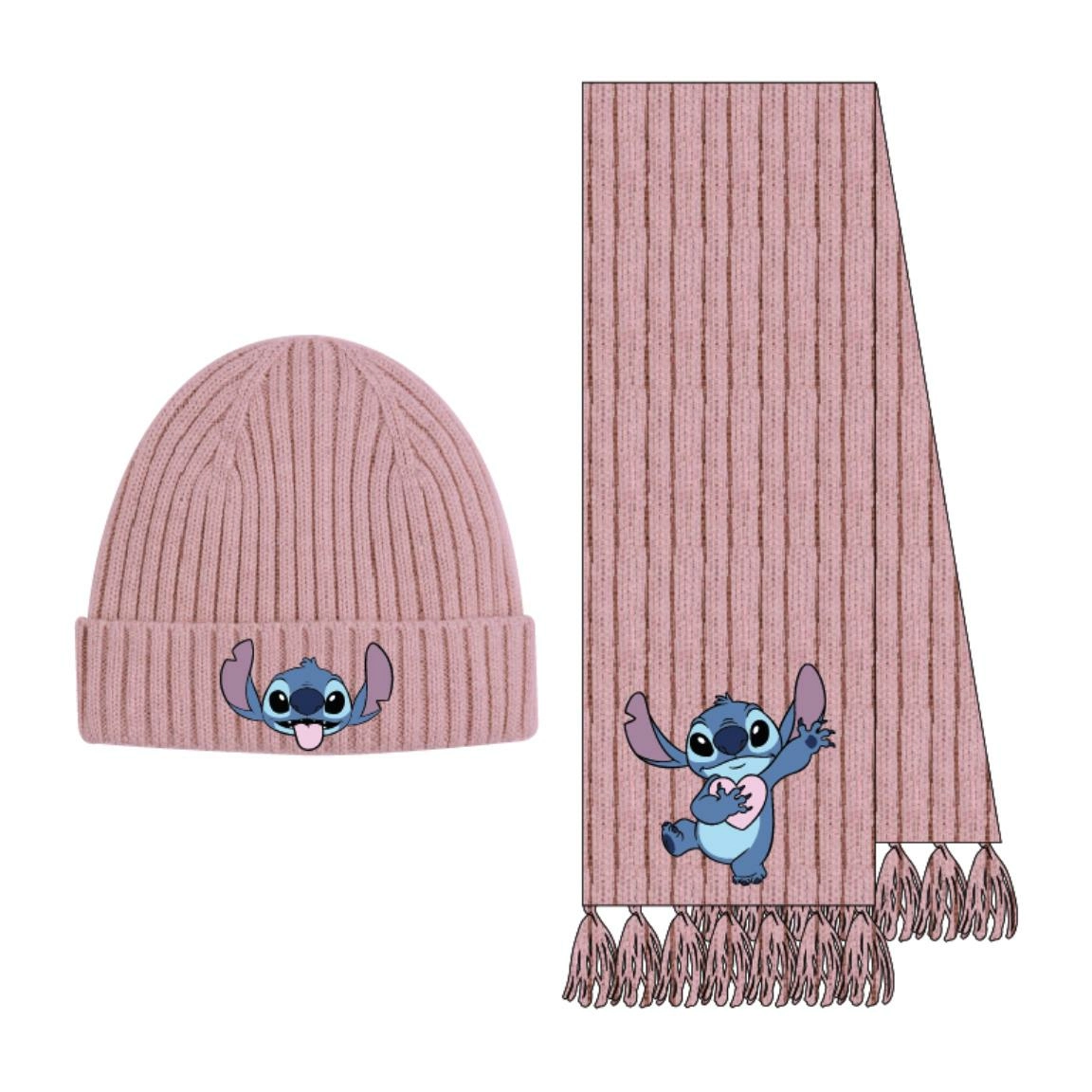 Stitch - set bonnet + echarpe - 2 pc