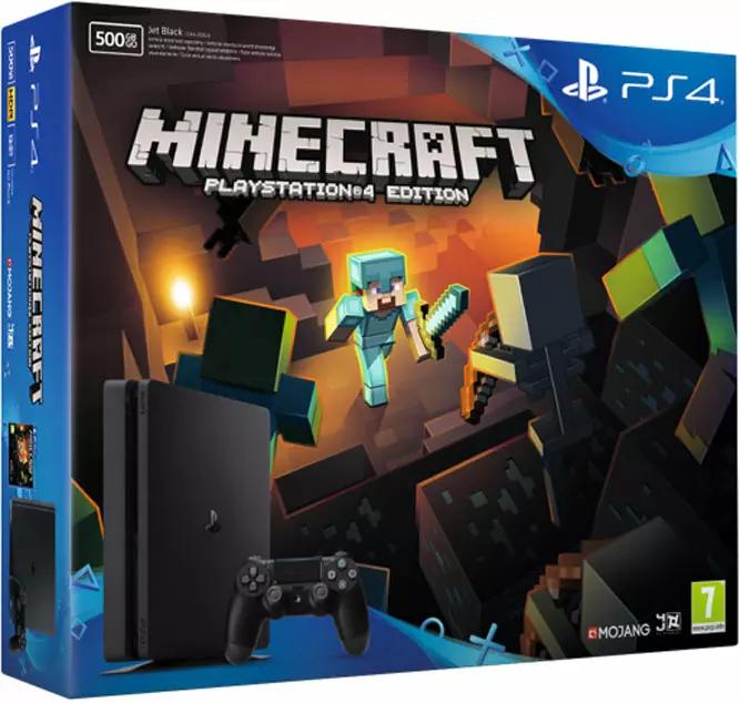 Console PS4 Slim + Minecraft - 500 Go - PS4 - Acheter vendre sur ...