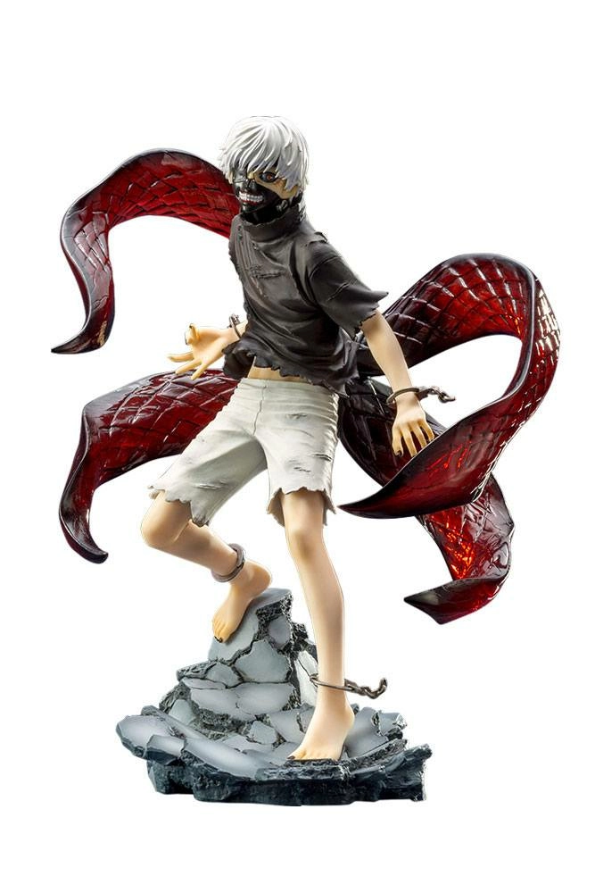 Tokyo ghoul statuette pvc artfxj 1/8 ken kaneki awakened repaint ver. 23 cm