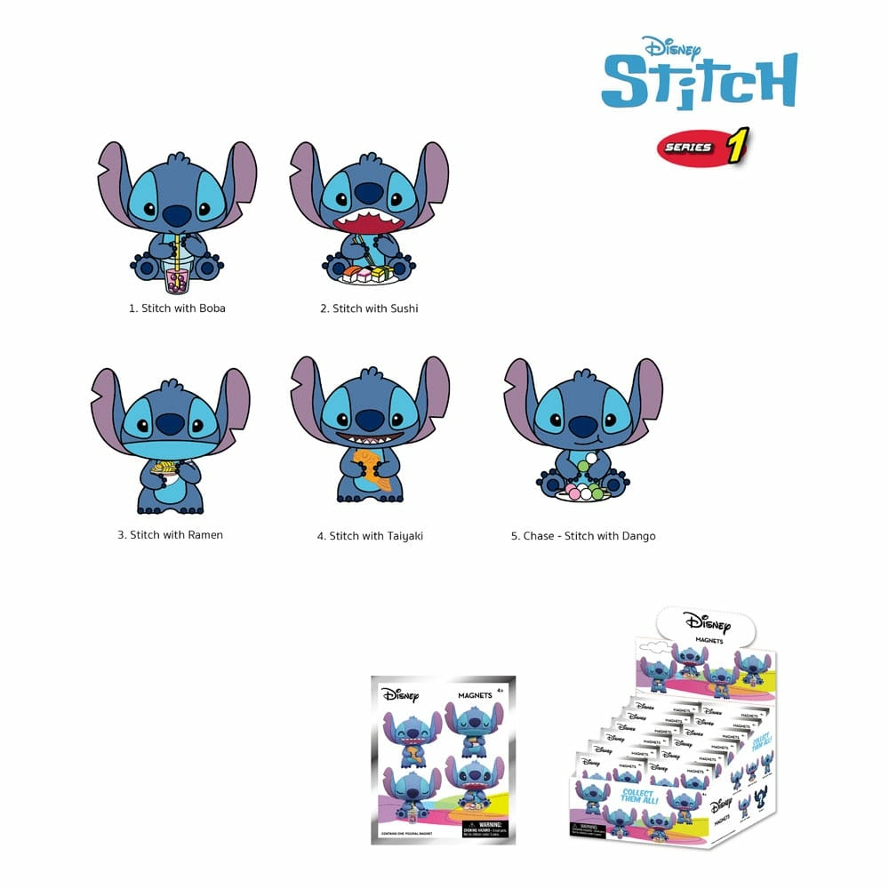 Lilo & stitch présentoir aimants stitch series 1 (12)