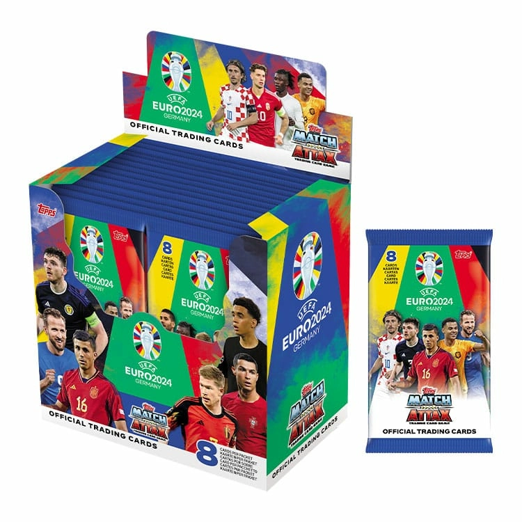 Uefa euro 2024 trading cards présentoir boosters (36)