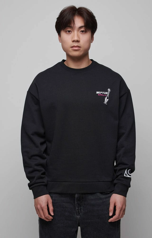Naruto shippuden sweater graphic black (m)