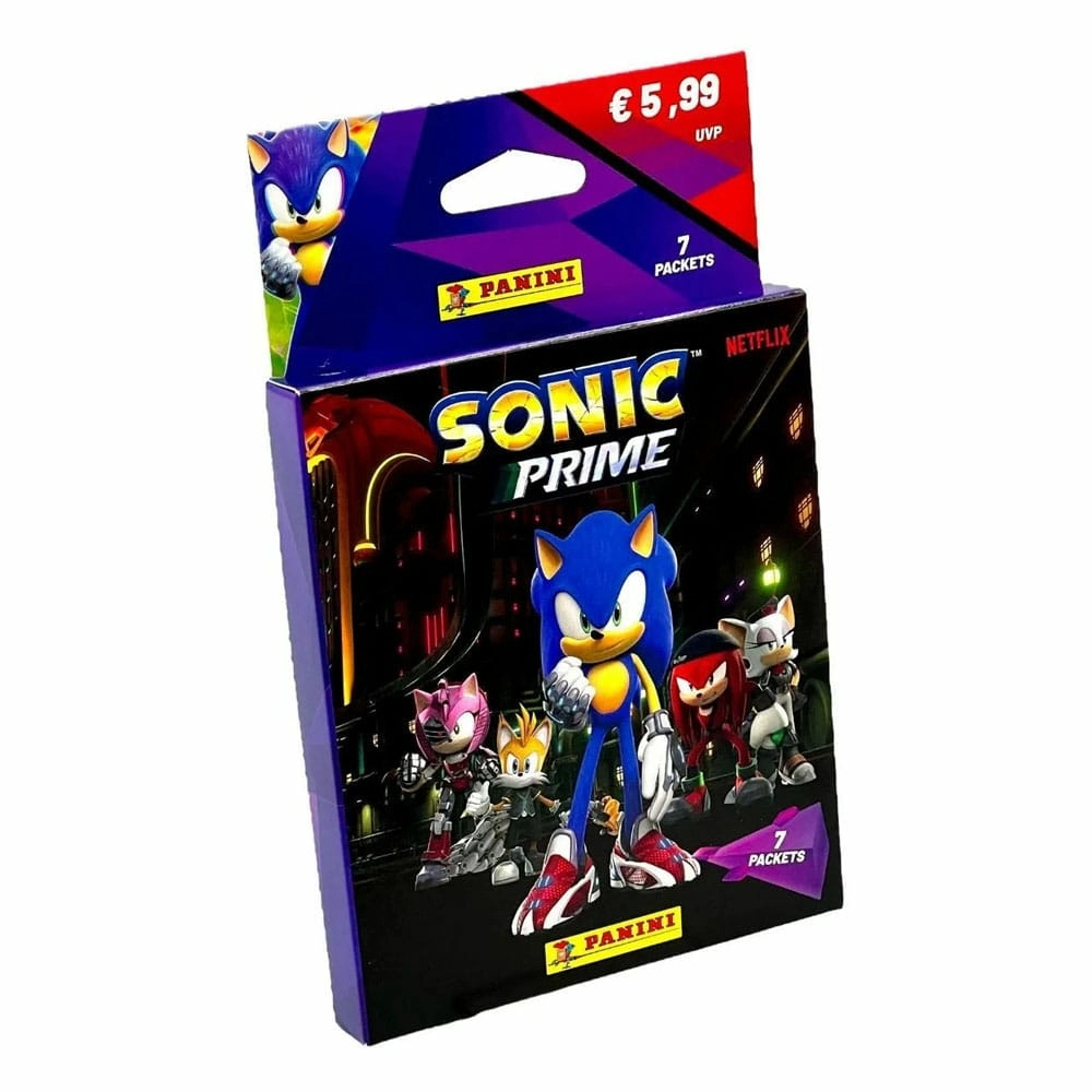 Sonic prime sticker collection eco-blister allemand