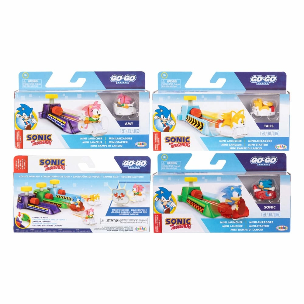 Sonic - the hedgehog assortiment véhicules go go racers launching ramps ...