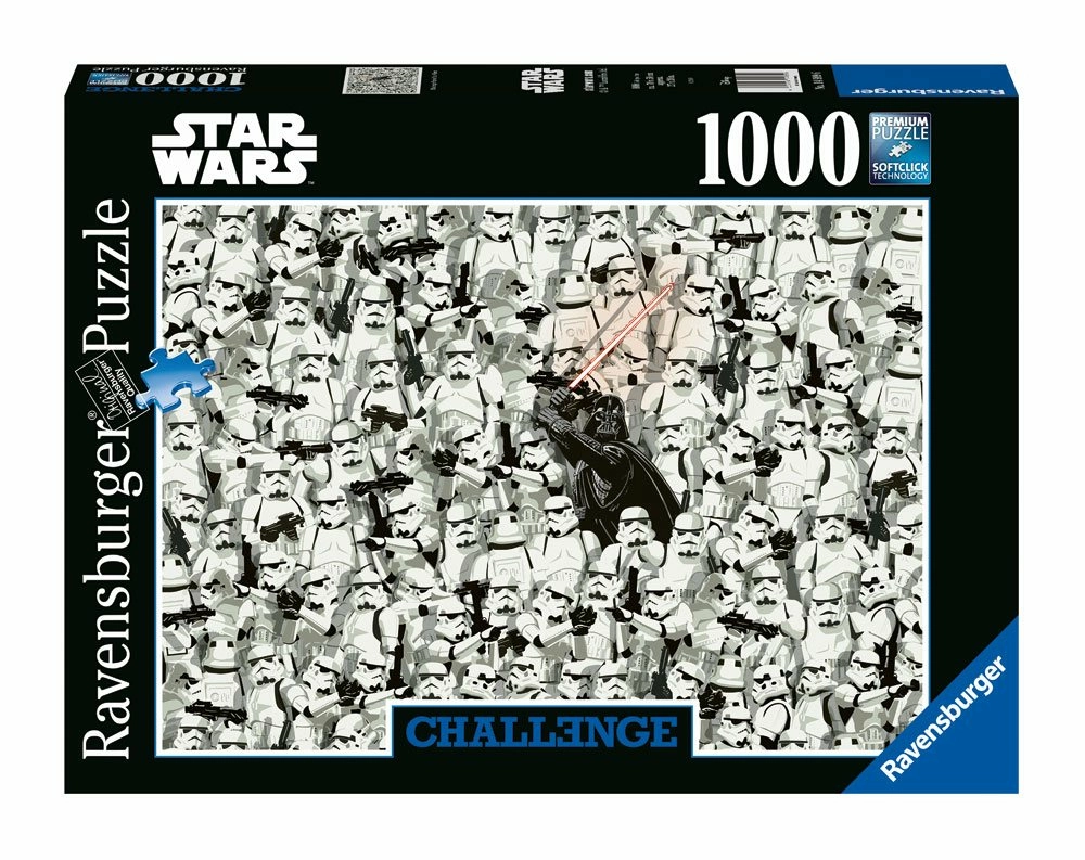 Star wars challenge puzzle darth vader & stormtroopers (1000 pièces)