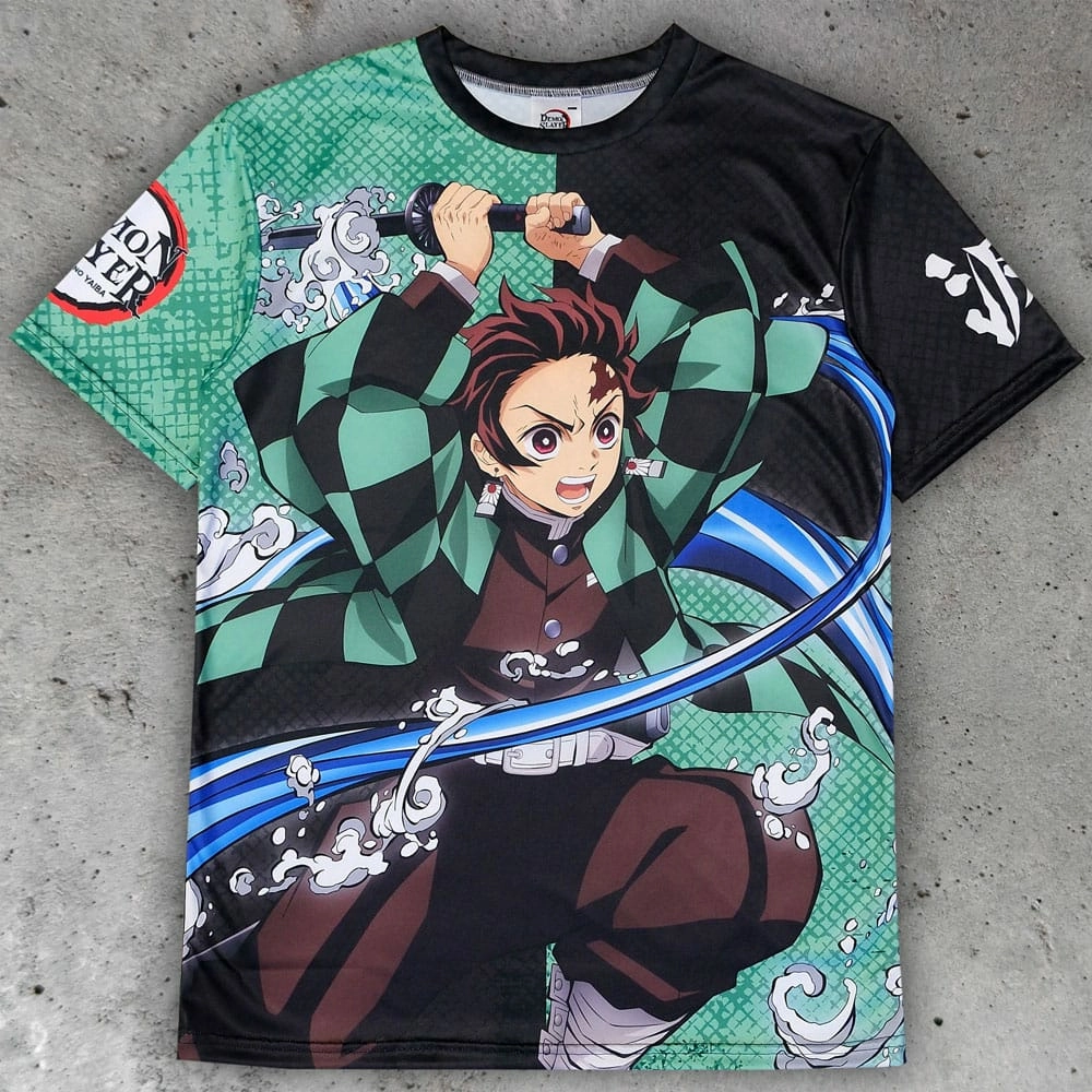 Demon slayer: kimetsu no yaiba t-shirt tanjiro kamado (xl)