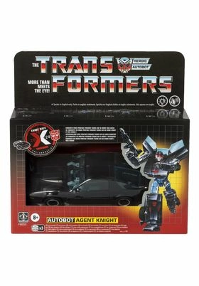Transformers x knight rider figurine autobot agent knight 16 cm