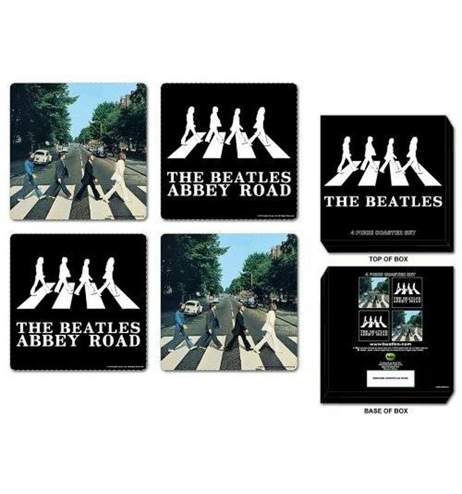 THE BEATLES - 4 Coasters Pack - Abbey Road