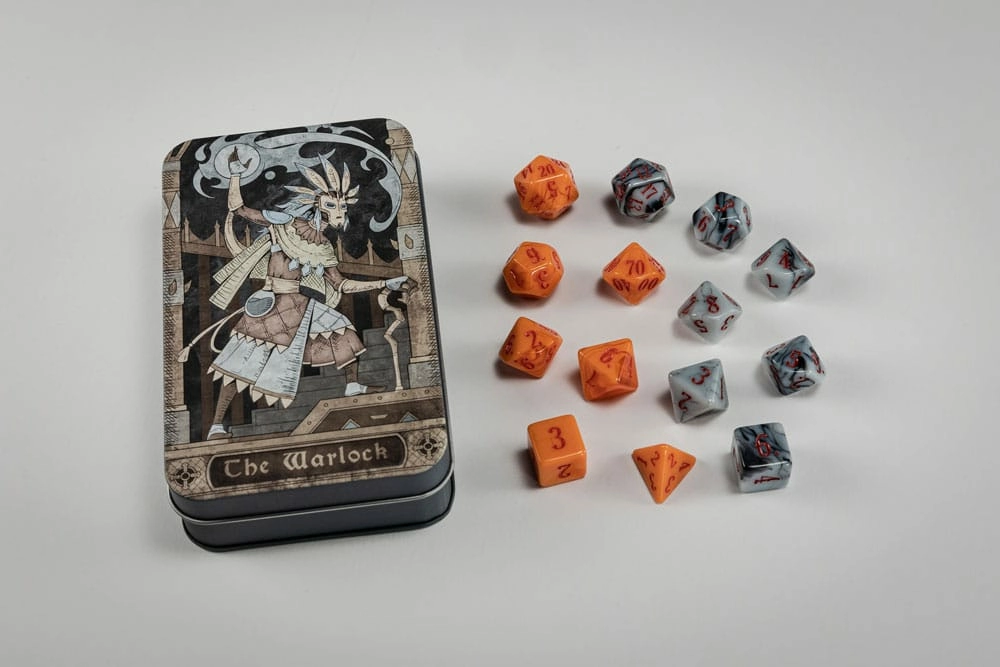 Pack dés character class classic rpg warlock (14)