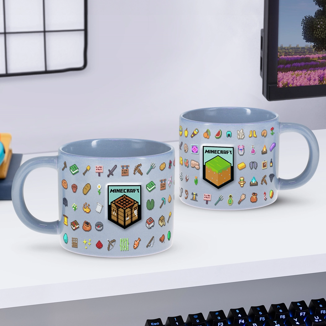 Minecraft - mug gravé 400ml