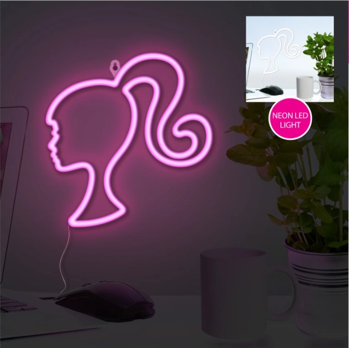 Barbie - barbie - lampe murale neon led