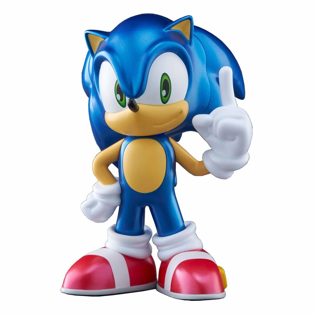 Sonic the hedgehog figurine vinyle sofbi sonic metallic ver. 15 cm