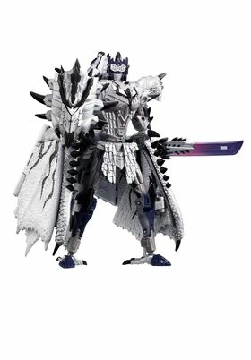 Silver rathalos prime figura 13,5 cm monster hunter x transformers ...