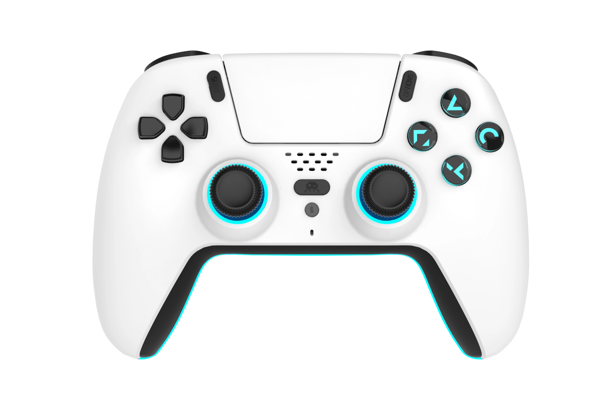 Manette bluetooth ps5 led - blanche