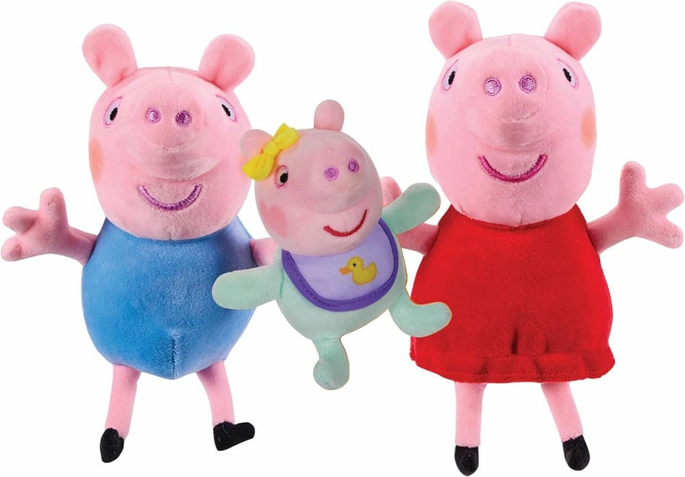 Peppa pig peluche 3er pack
