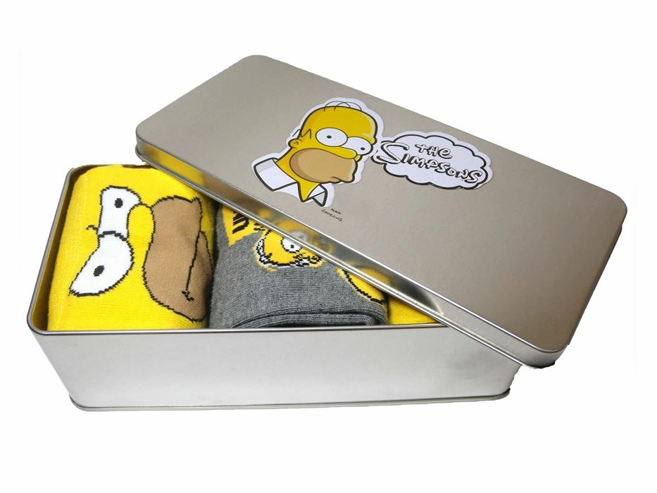 SIMPSONS - TIN BOX - Pack 3 Chausettes (41-46)